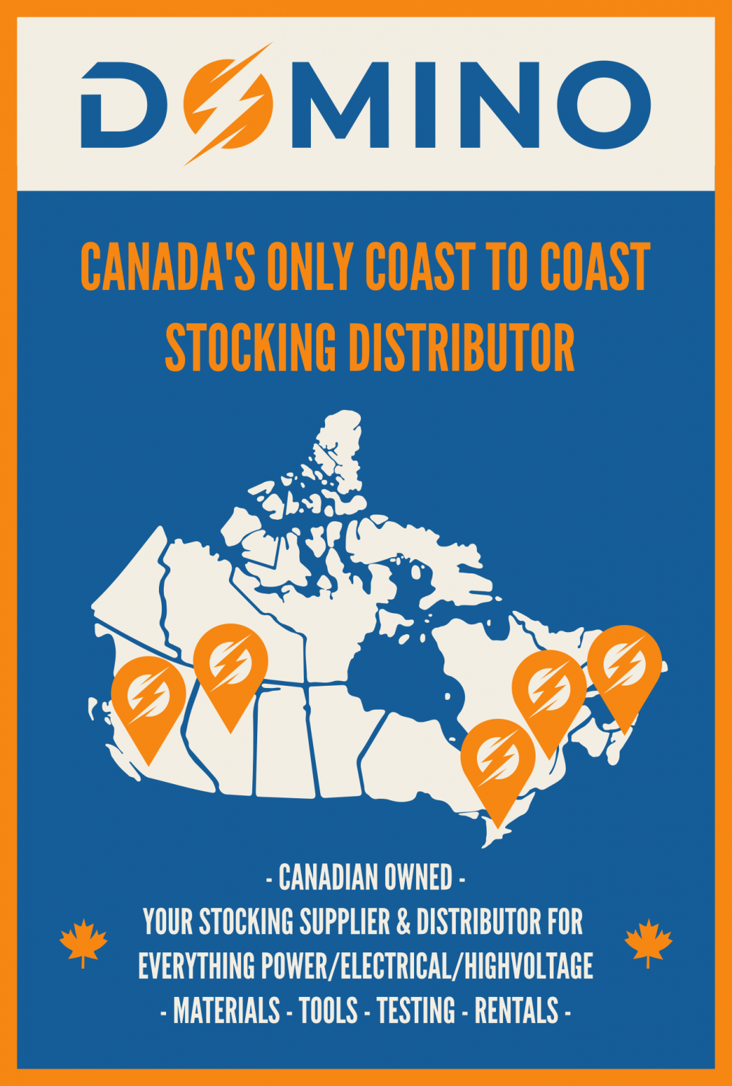 New Quebec and Nova Scotia Locations - Domino Highvoltage
